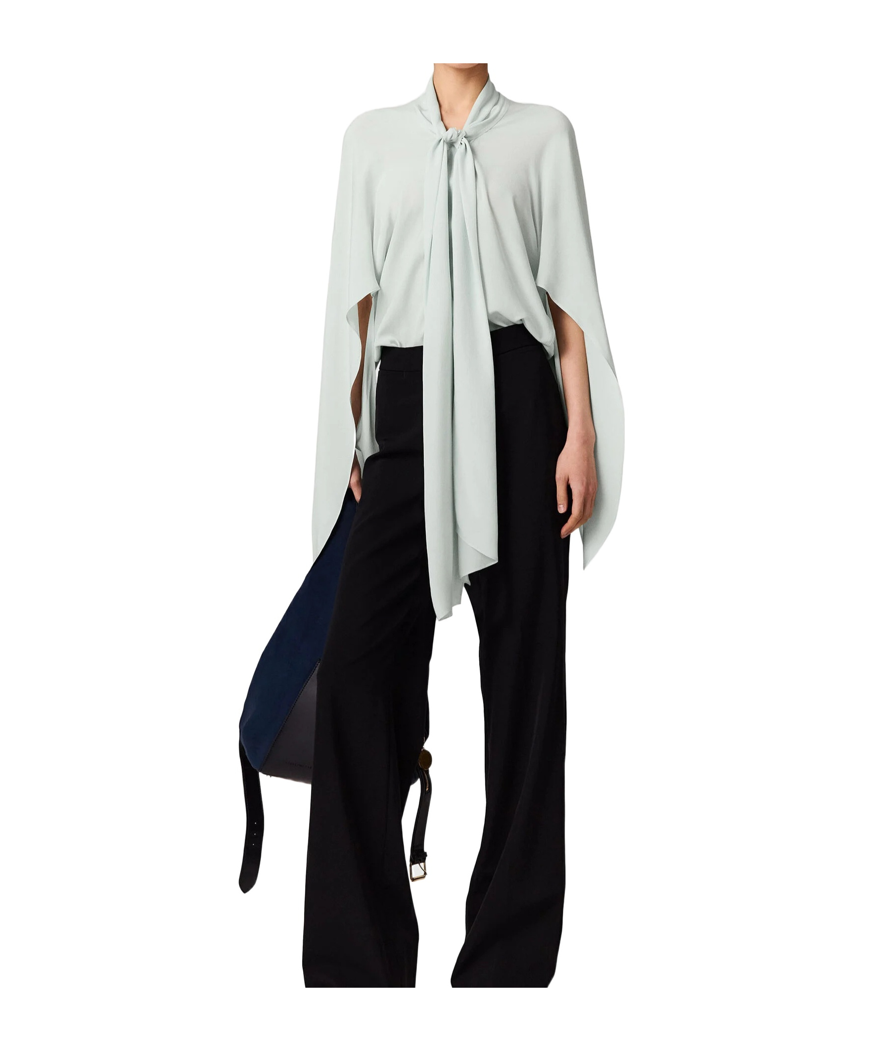 STELLA MCCARTNEY Stella McCartney Cape-Sleeved Draped Blouse